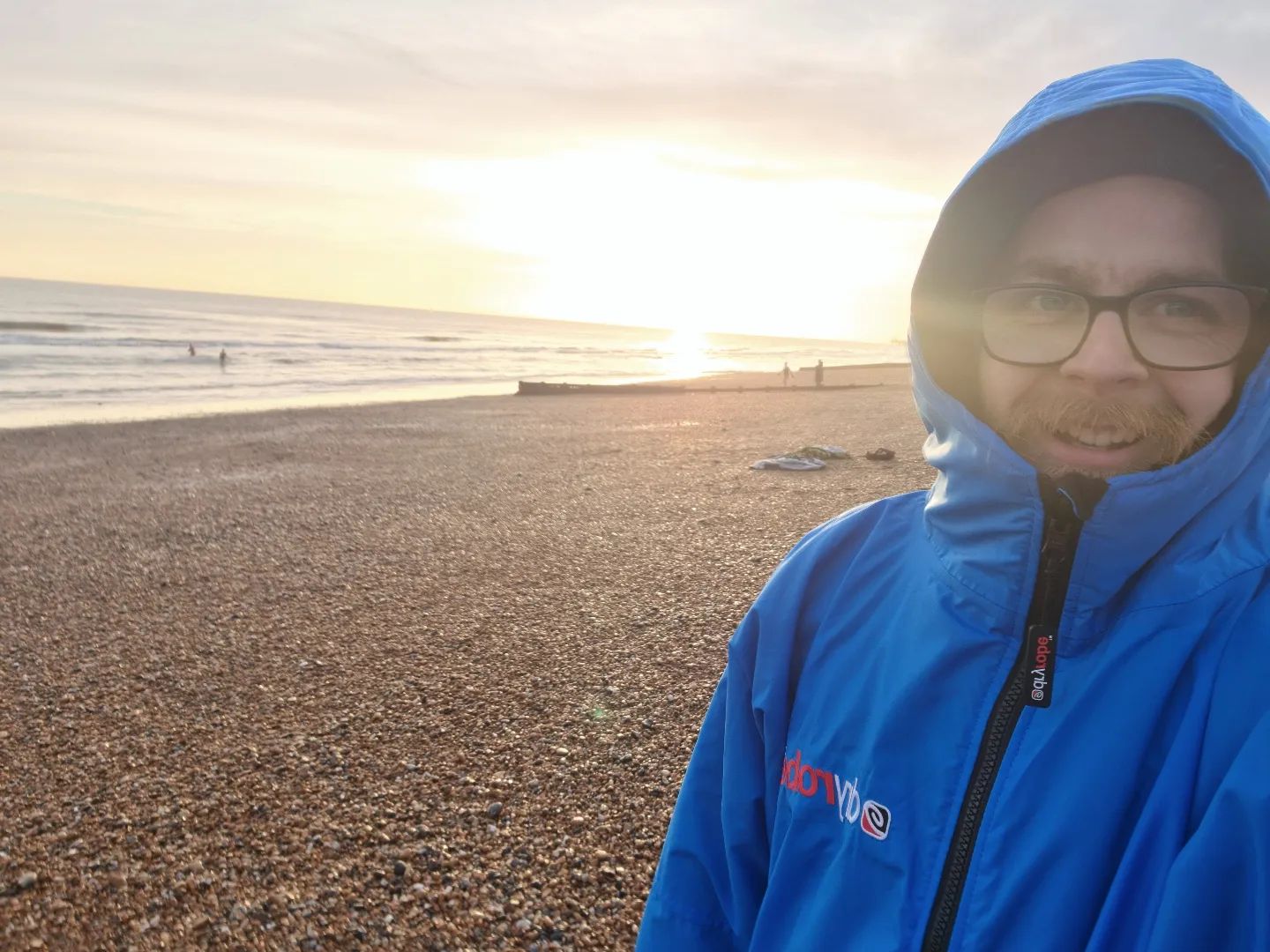 Kyle takes on sea swim challenge for BHT Sussex - BHT Sussex